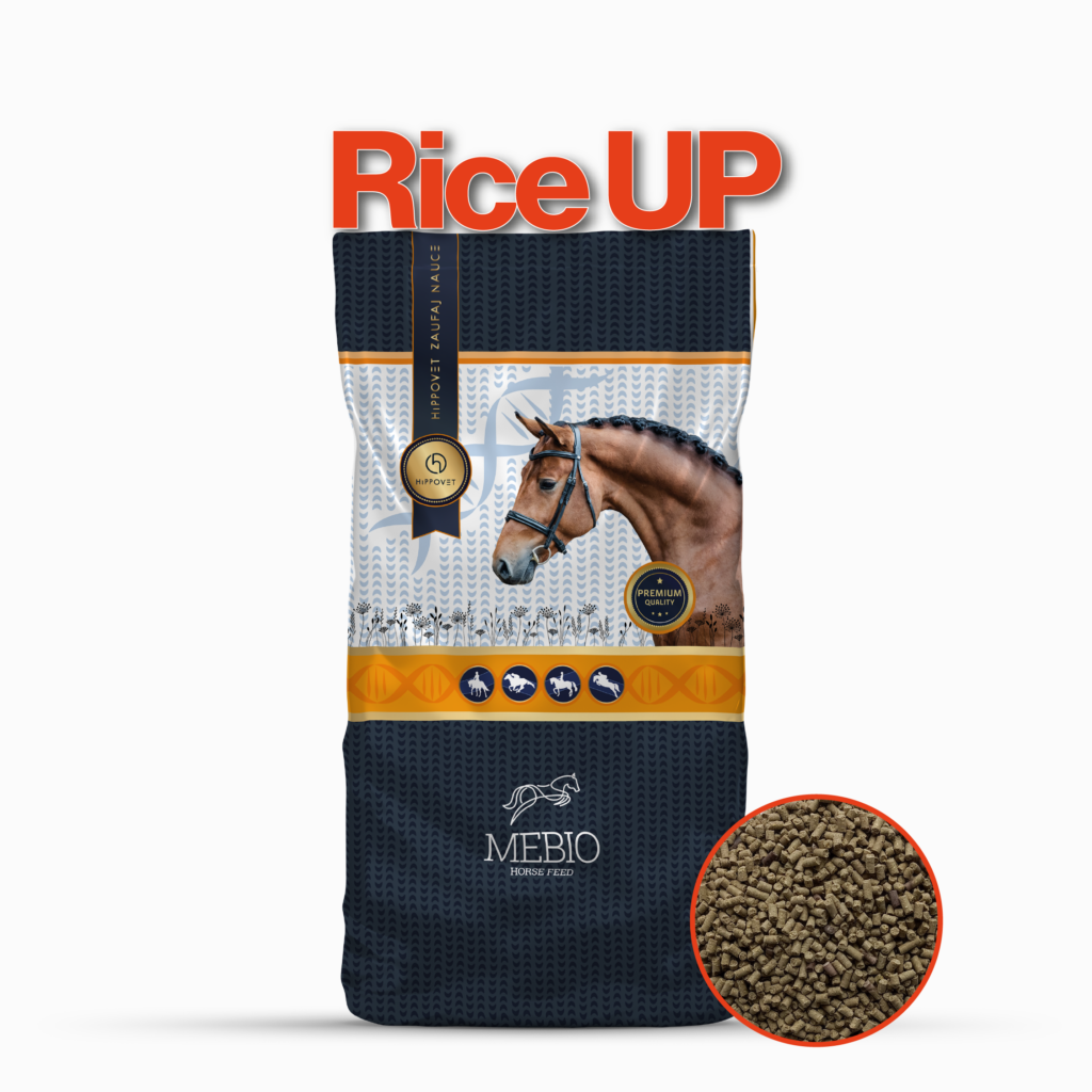 Otręby ryżowe dla koni sportowych MEBIO "Rice Up" 15 kg Horse Tack
